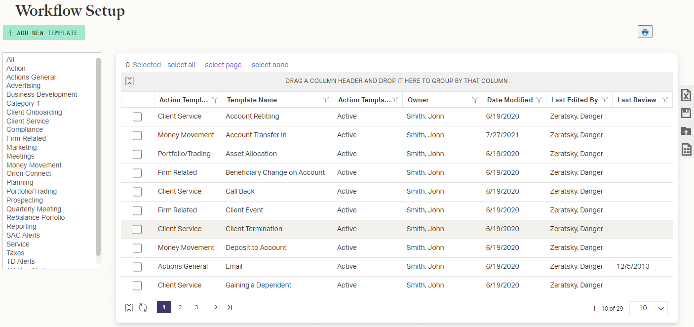 Workflow Templates Overview